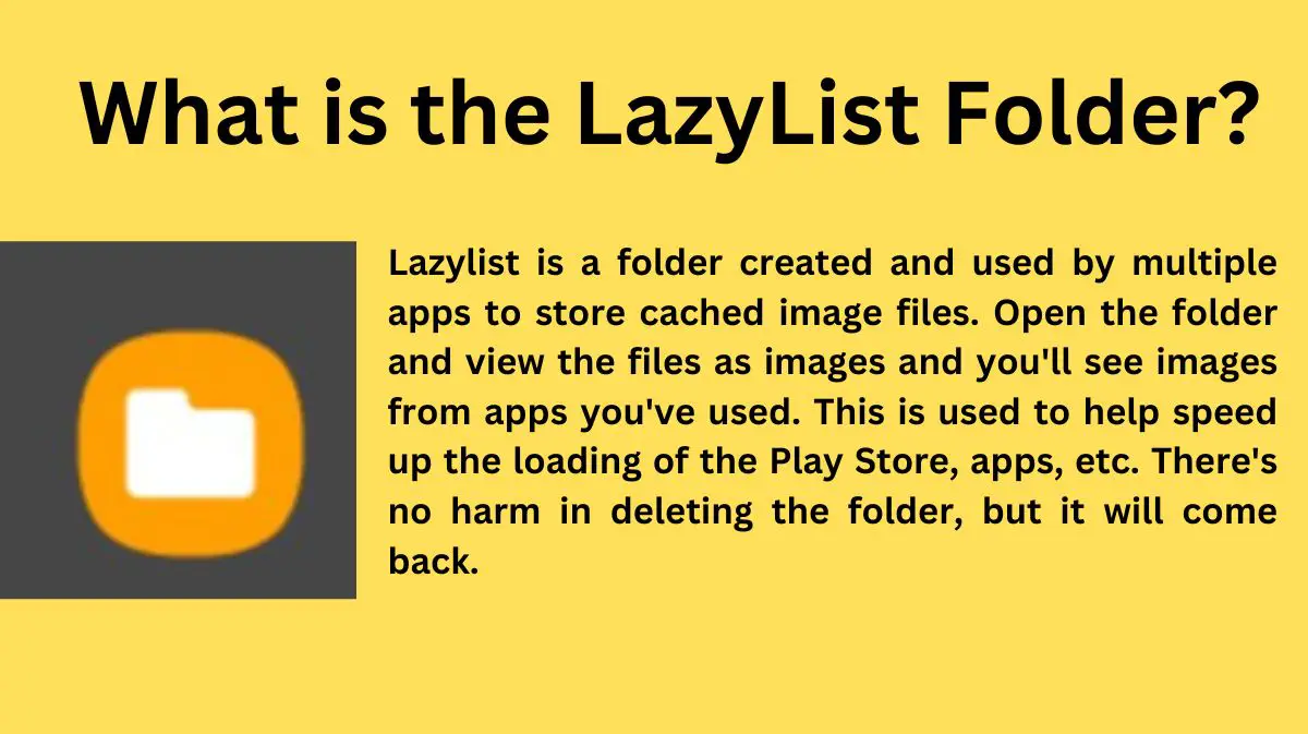 What is LazyList Android Folder? Explained - AndroidSRC