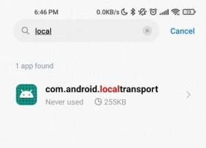 Understanding com.android.localtransport on Android - AndroidSRC